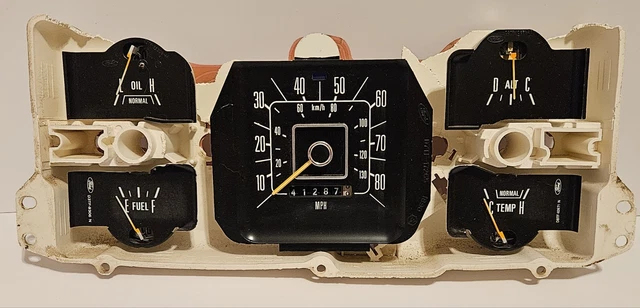 73-79 FORD TRUCK F100 F150 F250 F350 Instrument Cluster Gauges Only OEM ...