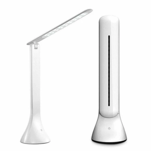 180° FLEXIBLE HEAD Study Lamp LED Light Reading Table Bed Battery ...