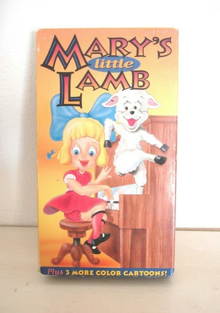MARY'S LITTLE LAMB (VHS) 4 Animated Children's Cartoons-In Color £5.41 ...