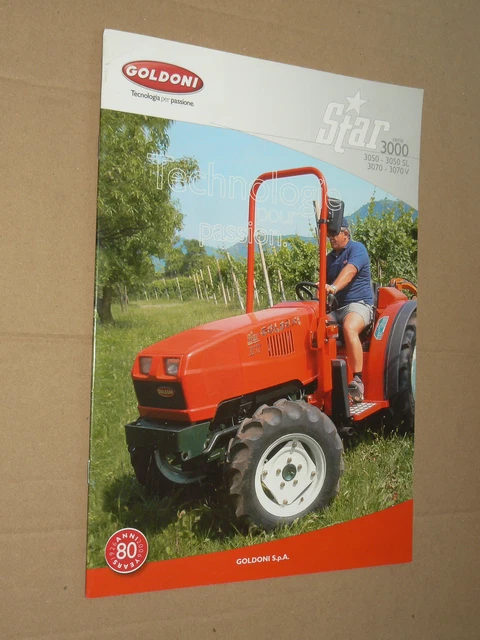 PROSPECTUS TRACTEUR GOLDONI STAR 3000 brochure tractor trattore traktor prospekt EUR 7,99 ...