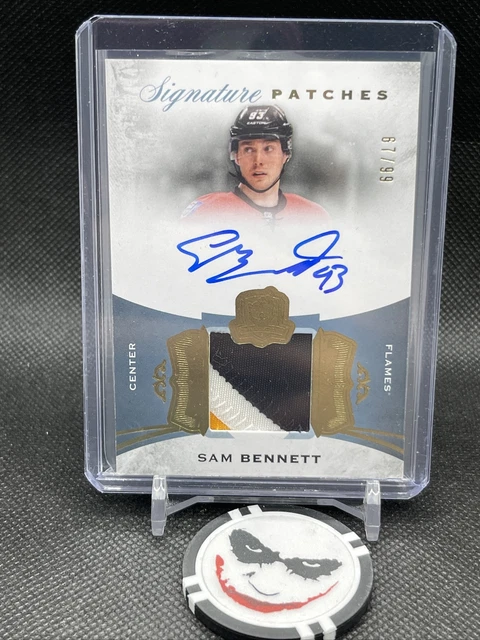 2015-16 UPPER DECK The Cup Sam Bennett Signature Patches Autograph 🔥 ...