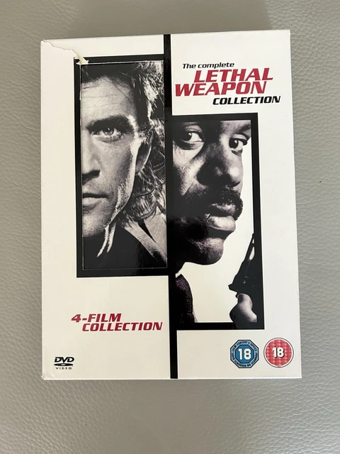 LETHAL WEAPON COMPLETE DVD Collection 4 Film Set by Mel Gibson £3.84 ...
