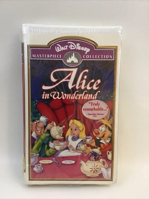 WALT DISNEY MASTERPIECE Collection Alice in Wonderland VHS Movie Sealed-NEW £24.21 - PicClick UK