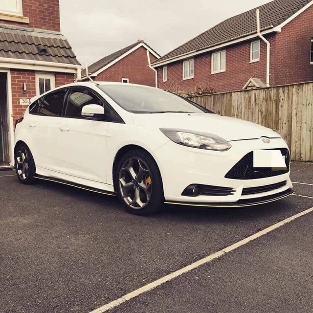 FORD FOCUS ST Mk3 Pre- Facelift Black Gloss Splitter Kit £225.00 ...