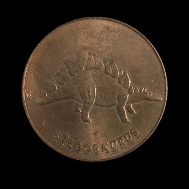 1997 TETLEY JURASSIC Park Lost World Coin Medal - Stegosaurus £1.75 ...