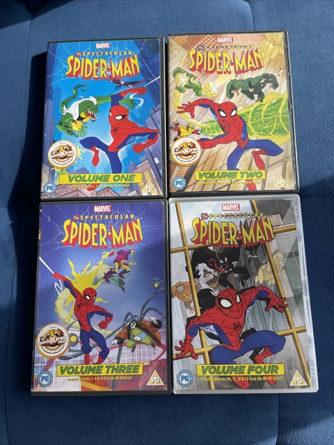 MARVEL THE SPECTACULAR Spider-Man Complete Set Volume 1-4: 1 2 3 4 DVD ...