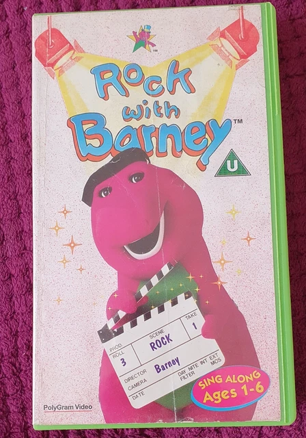 BARNEY - ROCK With Barney VHS £5.00 - PicClick UK
