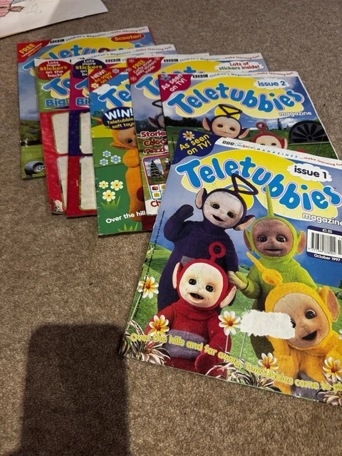 TELETUBBIES MAGAZINES ISSUE 1,2,4,7,8and 15 And Summer Special . No ...