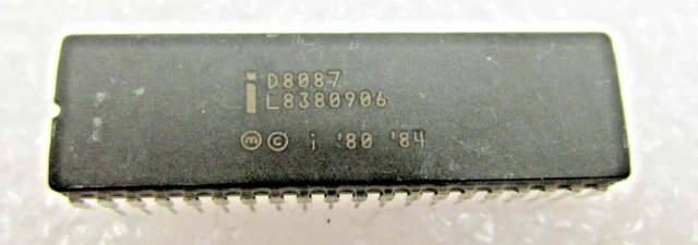 1 VINTAGE.RARE INTEL D8087 10Mhz FPU Math Co-Processor for collectors $20.00 - PicClick CA