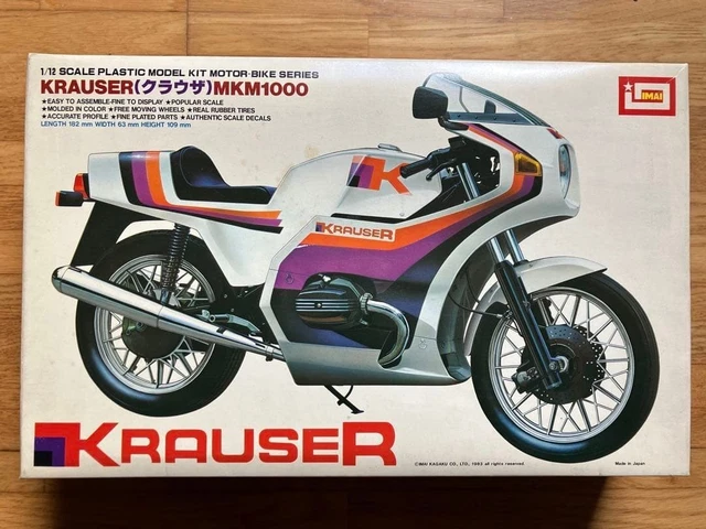 IMAI 1/12 KRAUSER MKM1000 Japan Vintage Rare Unbuilt Motorcycle Model ...