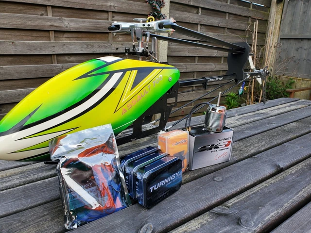 ASSAULT 700 DFC Helicopter Fully Loaded By Hobbyking Inc Complete Spare ...