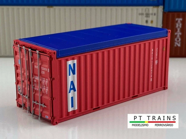 HO SCALE SHIPPING container- 820505 - 20ft Open Top - NAI $32.95 ...