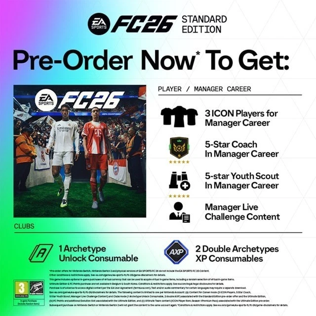EA SPORTS FC 26 - Pre-order DLC Bonus (PlayStation / Xbox / Switch / PC ...