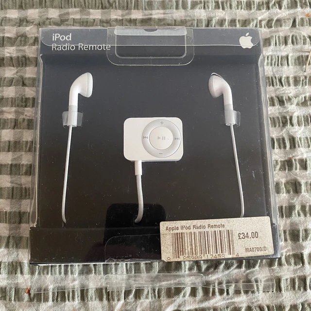 APPLE IPOD CLASSIC Radio Remote FM Tuner New Boxed 30-Pin A1187 MA070G ...