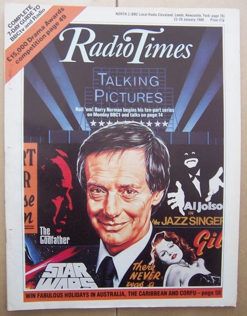 RADIO TIMES/1988/BARRY NORMAN/LIAM Neeson/Robert Stephens/Gerald Scarfe ...