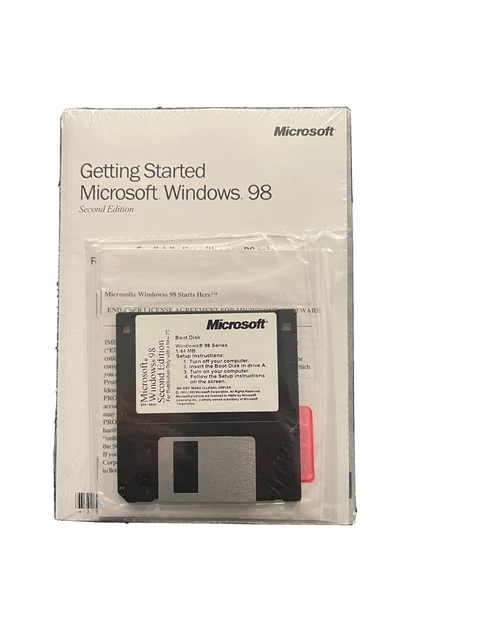 MICROSOFT WINDOWS 98 Full Operating System Download In Shrink Wrap $75. ...