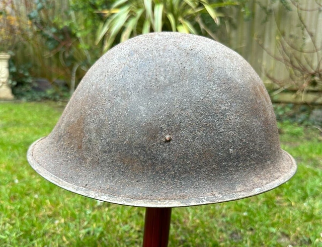 WW2 BRITISH ARMY Turtle Steel Helmet 1944 D-Day Normandy Original Shell ...