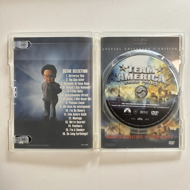 TEAM AMERICA - World Police (DVD, 2004) EUR 2,56 - PicClick FR