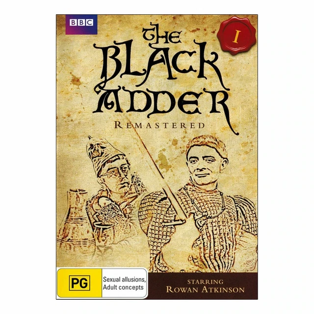 BLACK ADDER SERIES 1 Remastered DVD New Rowan Atkinson (BlackAdder ...