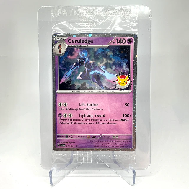 SEALED EB GAMES - Ceruledge Pokemon Day 2024 Card Rare Holo Promo 040/ ...
