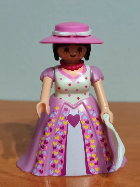 PLAYMOBIL FIGURINE PRINCESSE Dame Médiévale Courtisane Jeune Fille ...