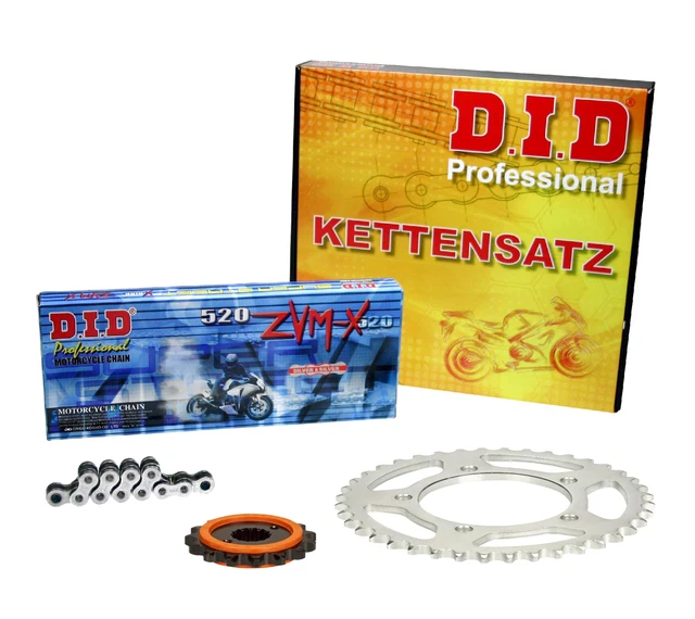 KIT CATENE DID SILENT CROMATO YAMAHA XT 600 Z TENERE, 89-91 (3AJ ...