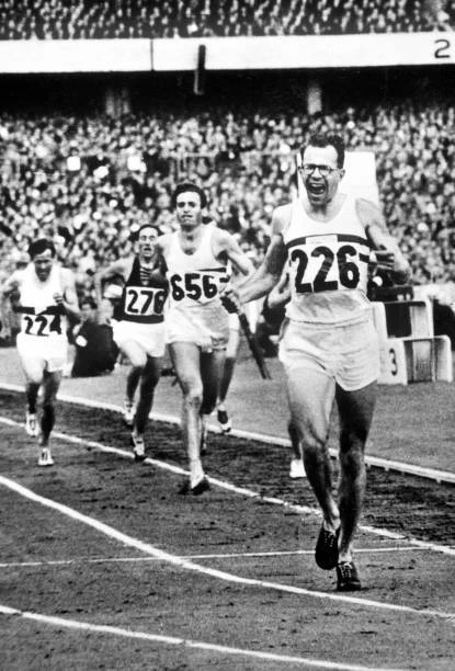 CHRISTOPHER BRASHER STEEPLECHASE Gold Medal 1 Melbourne 1956 Olympics ...