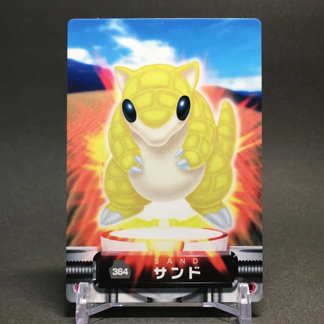 CARTA POKEMON ZUKAN Sandshrew 364 giapponese rara Nintendo F/S quasi ...