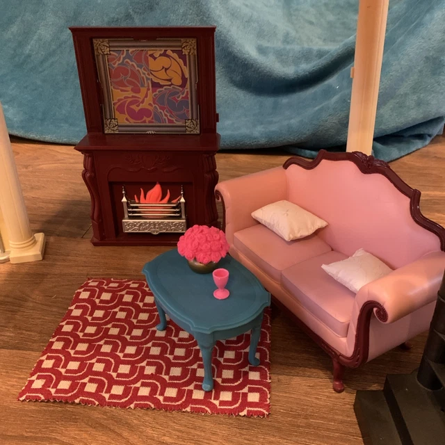 BARBIE VINTAGE DOLL’S house Mezzanine With Disco Light & music. Both ...