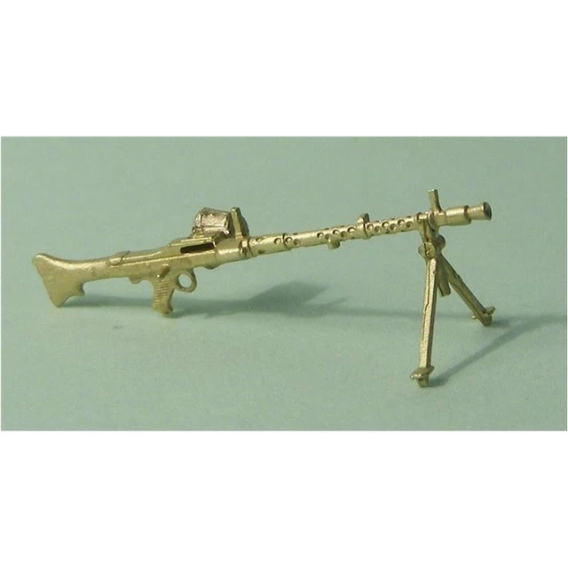 MINI WORLD 7218 MG-34 Machine Gun With Bipod Brass 1/72 scale kit £19. ...
