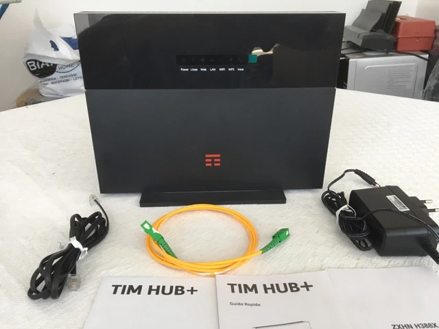 MODEM ROUTER TIM Hub+ H388X Wifi 6 Hub + Wi-Fi 2.5Gbps Fibra EUR 59,00 ...