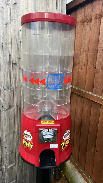 PRINGLES VENDING MACHINE And Stand with Keys £150.00 - PicClick UK