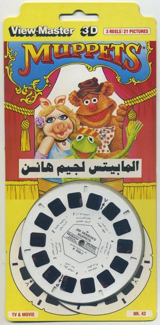 JIM HENSON'S MUPPETS 1985 Rare ARABIC Belgian-made View-Master Packet ...