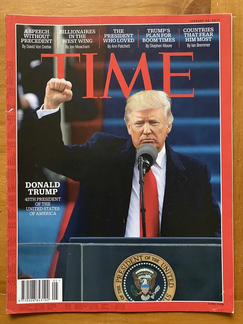 TIME MAGAZINE 2017 Donald Trump Inauguration 45th President Elect NO ...