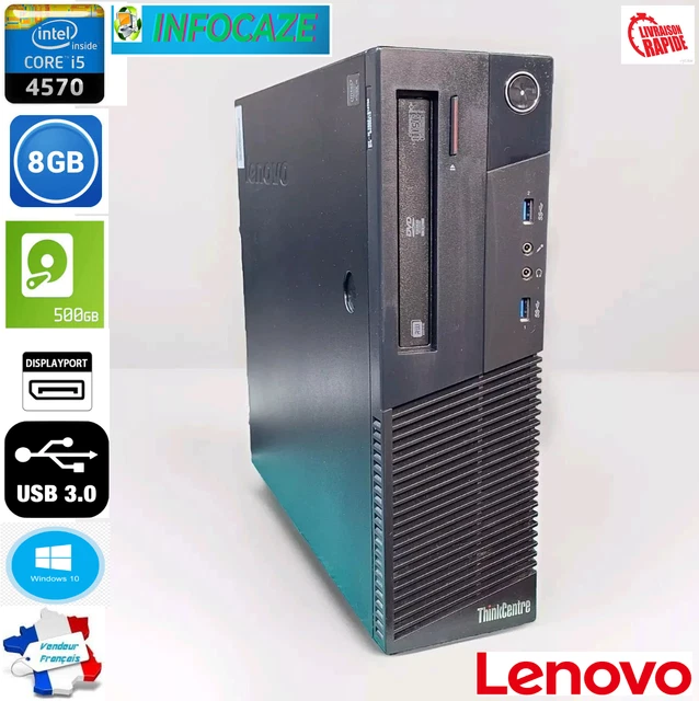 LENOVO THINKCENTRE M93P-INTEL CORE i5-4570 (3.20GHZ)-8GB-500 GB-WINDOWS ...