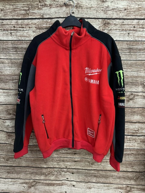 VINTAGE YAMAHA RACING Milwaukee Fleece Large £80.00 - PicClick UK