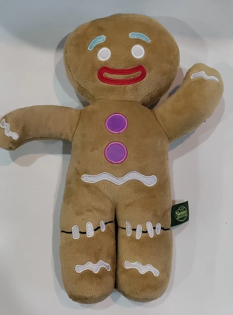 DREAMWORKS SHREK'S ADVENTURE Gingerbread Man 12” Plush With Gingerbread ...