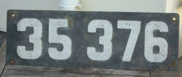 LOKSCHILD DER DAMPFLOK BR 35 376 DR/DRG Ep.2/3,KkStB 329/429 K&K Lok ...