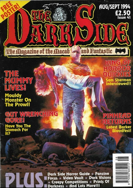 THE DARK SIDE (Cult Horror Magazine) Issue 41 (Aug/Sept 1994) FREE UK ...