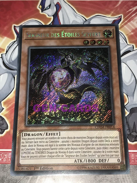 CARTE YU GI Oh SEIGNEUR DES ETOILES SEYFERT CHIM-FR014 EUR 60,00 - PicClick IT