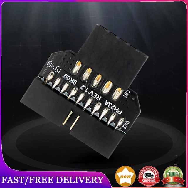 9 PIN ADAPTER Plug Port Converter Motherboard Chassis Accessories ...