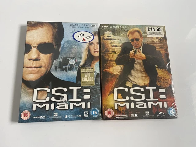 CSI MIAMI DVD Bundle Seasons 4 And 5 Brand New EUR 22,23 - PicClick IT