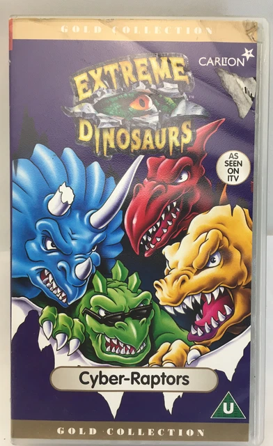 EXTREME DINOSAURS - Cyber Raptors 2000 VHS Cassette Video VGC TESTED ...