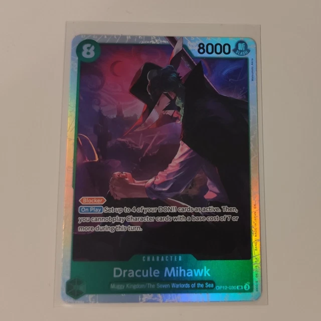 ONE PIECE DRACULE Mihawk SR OP12-030 Legacy of the Master Foil (nm) EUR 9,21 - PicClick DE
