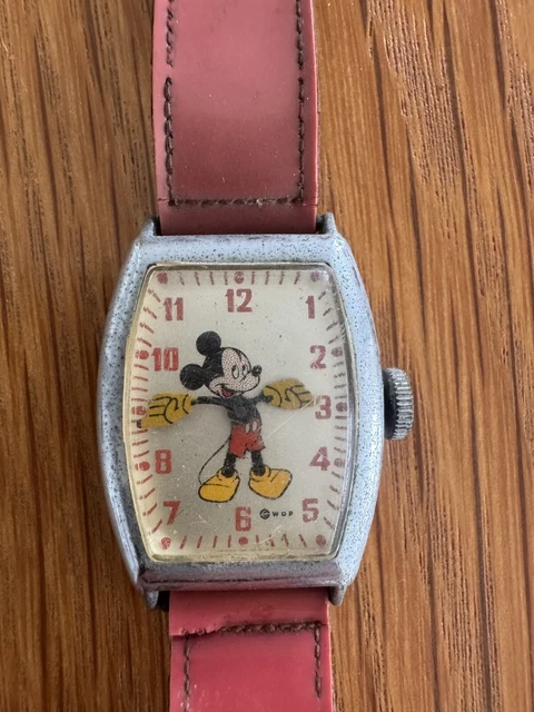 US TIME Mickey Mouse Watch. Walt Disney Productions. Vintage 1940’s £ ...
