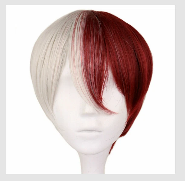 MON HÉROS ACADEMIA Boku No Hiro Shoto Todoroki Shouto Cosplay Cheveux ...