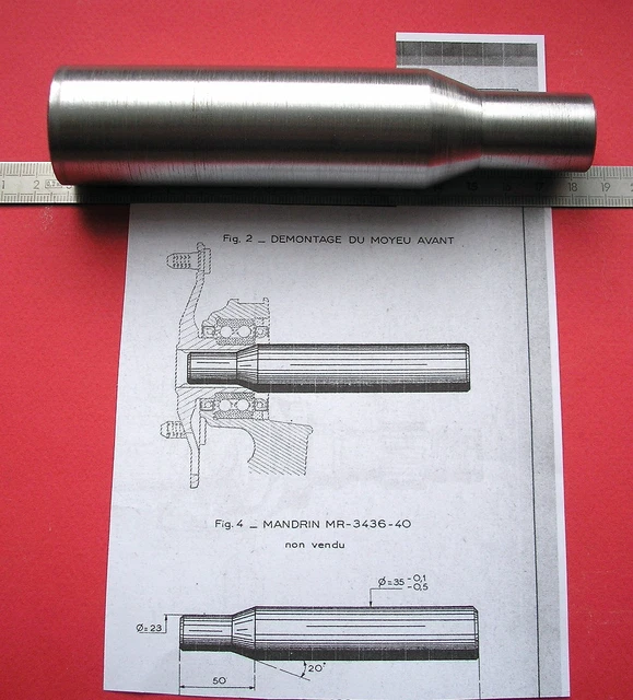 CITROEN 2CV DYANE Mehari Front Hub Dismantling Chuck Tool £22.42 ...