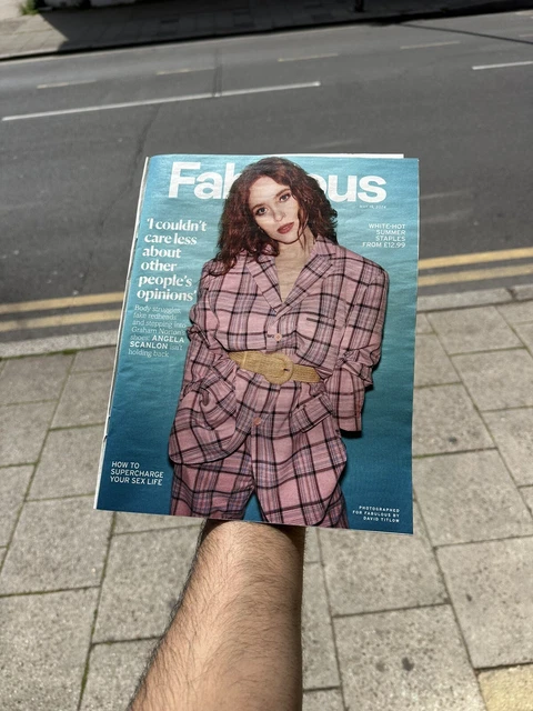 FABULOUS MAGAZINE MAY 18Th 2024 Angela Scanlon I Couldn't Care Less ...