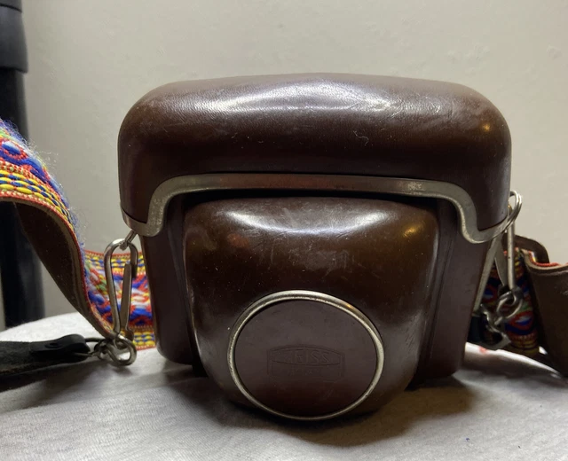 1950'S GERMAN ZEISS Ikon Contessa 35mm Camera 45mm F2.8 Lens Case ...