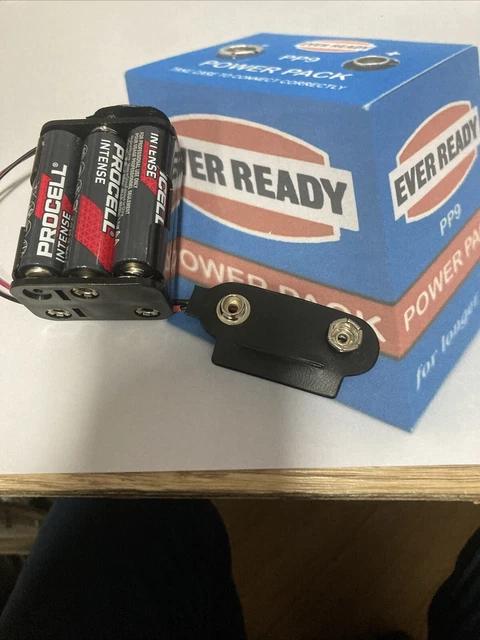 PP9 BATTERY ADAPTER For 6AA Cells Or One PP3 Cell Battery Converter ...